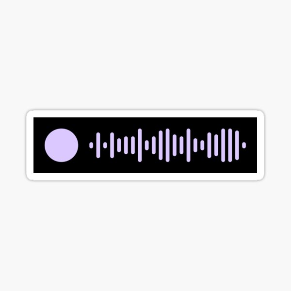 "Taylor Swift Entire Discography Spotify Code" Sticker for Sale by ...