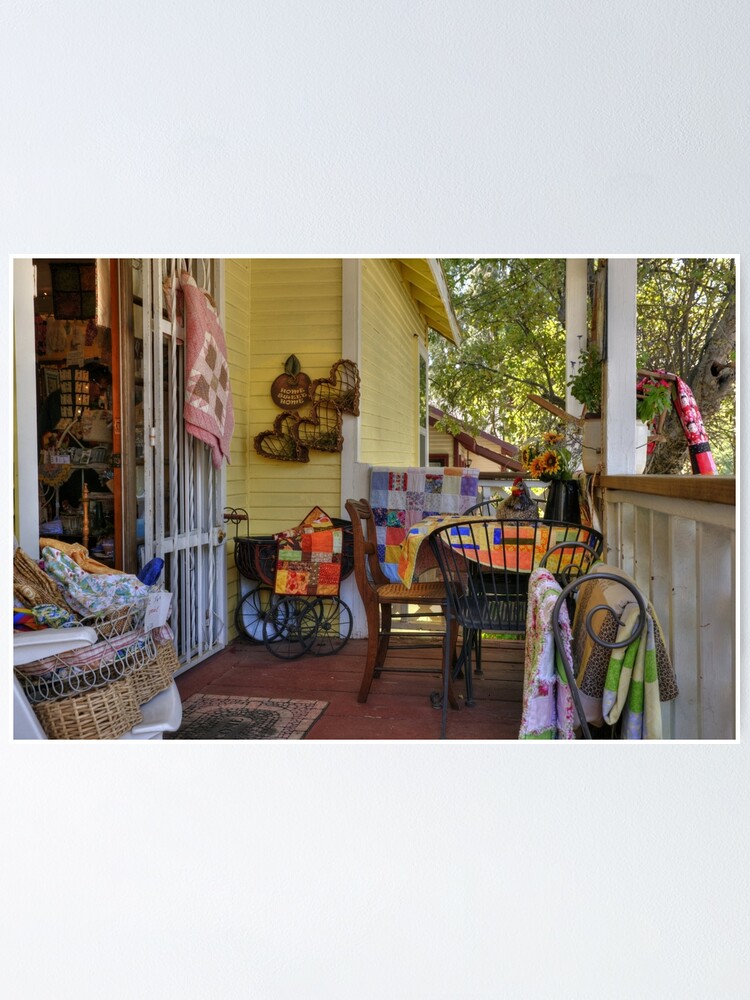 "The Quilt Shop Store Front" Poster for Sale by DianaG | Redbubble