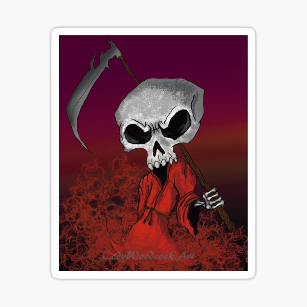 "Necromancer" Sticker for Sale by CodyWoodcockArt | Redbubble