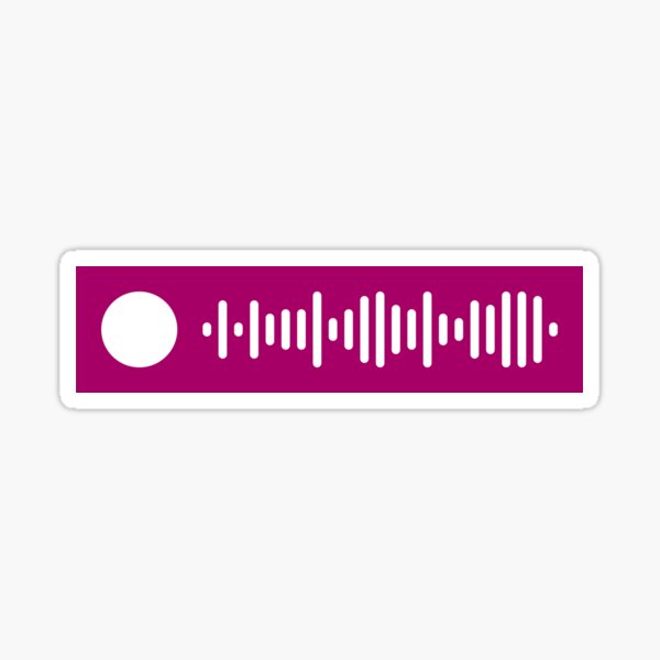 "Taylor Swift Entire Discography Spotify Code" Sticker for Sale by ...