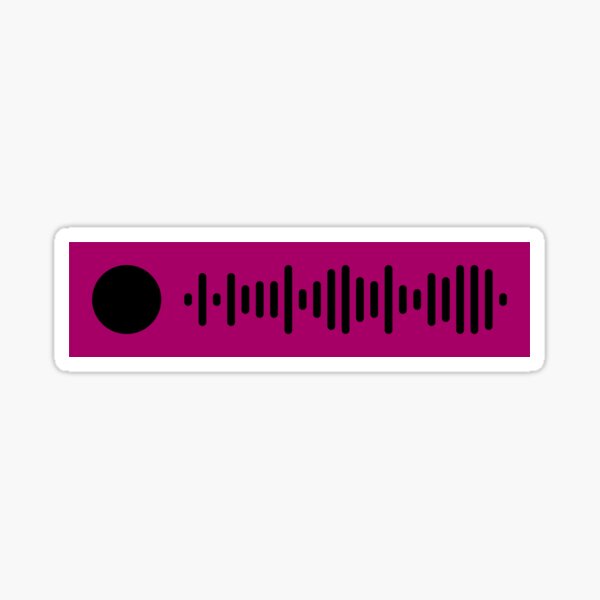 "Taylor Swift Entire Discography Spotify Code" Sticker for Sale by ...