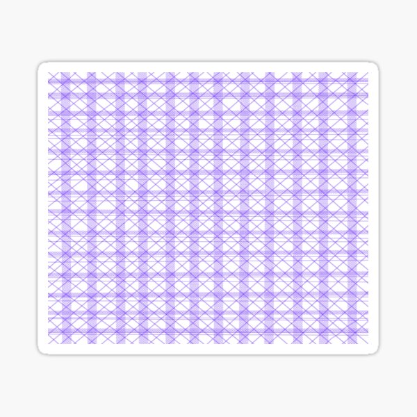 "Purple Korean checks" Sticker for Sale by blissfulbrushes | Redbubble
