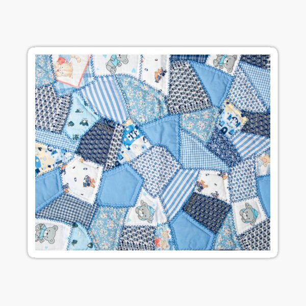 "Illustrative And Vintage Patchwork" Sticker for Sale by ...