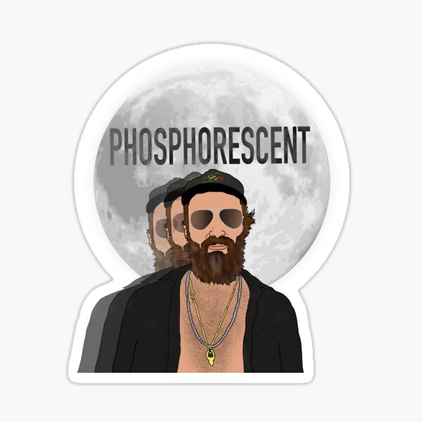 "Phosphorescent Band Art" Sticker for Sale by brosenberg11 | Redbubble
