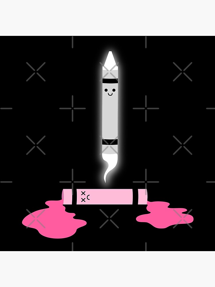 "How White Crayons Are Made" Poster for Sale by HughAndWest | Redbubble