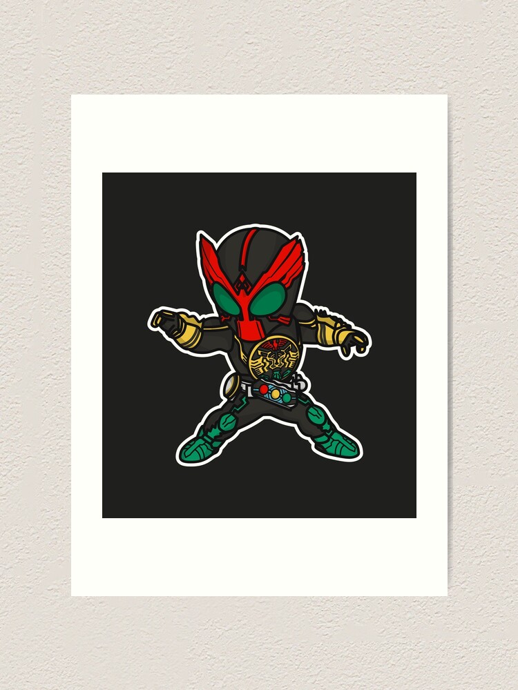 "Kamen Rider OOO (TaToBa Combo) Chibi Style Kawaii " Art Print for Sale ...