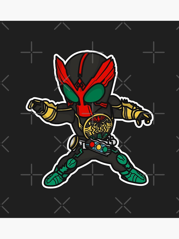 "Kamen Rider OOO (TaToBa Combo) Chibi Style Kawaii " Art Print for Sale ...