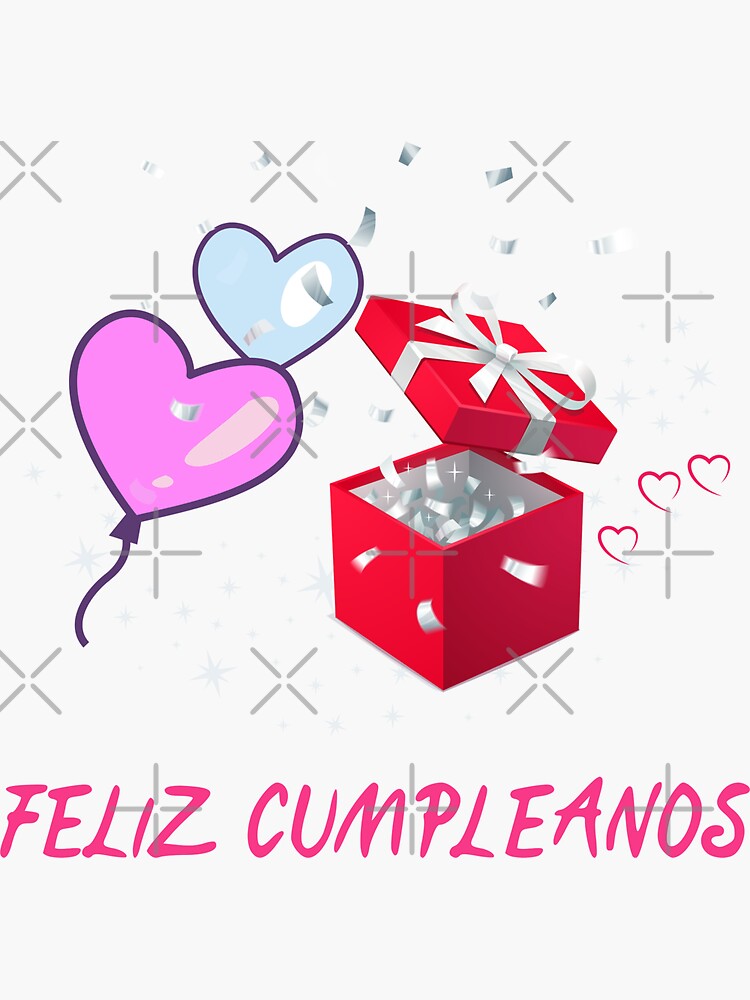 "Happy birthday in spanish - Feliz Cumpleaños" Sticker for Sale by ...