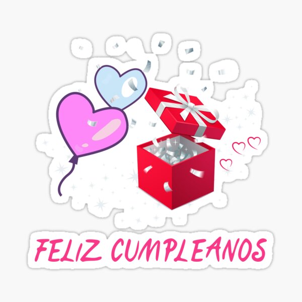 "Happy birthday in spanish - Feliz Cumpleaños" Sticker for Sale by ...