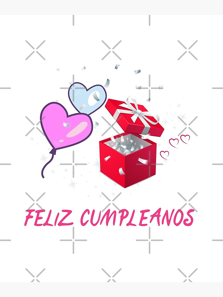 "Happy birthday in spanish - Feliz Cumpleaños" Poster for Sale by ...