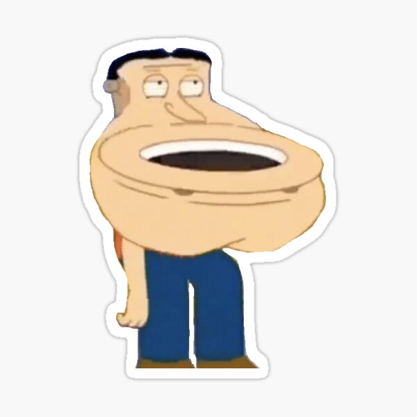 "Quag Toilet Meme - Stickers, Magnets, & Cards" Sticker for Sale by ...