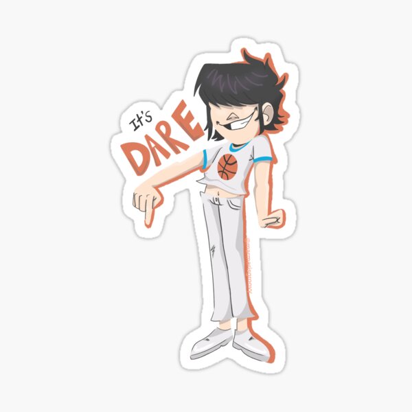 "It’s DARE" Sticker for Sale by SmeegleSnoofus | Redbubble
