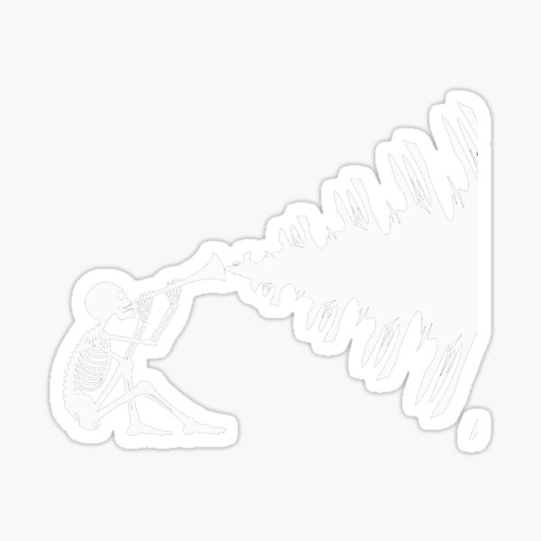"Halloween Skeleton doing the TootToot with Ghost Trumpet, Thank ...