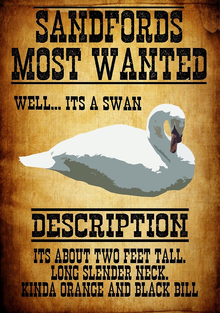 "Hot Fuzz - Swan " by TheCuriousBowl | Redbubble