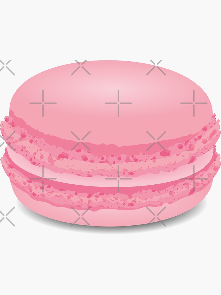 "pink macaroon" Sticker for Sale by yessebel | Redbubble