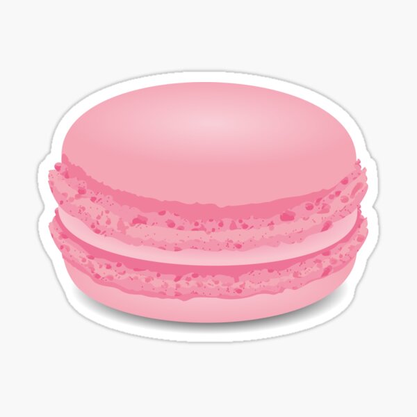 "pink macaroon" Sticker for Sale by yessebel | Redbubble