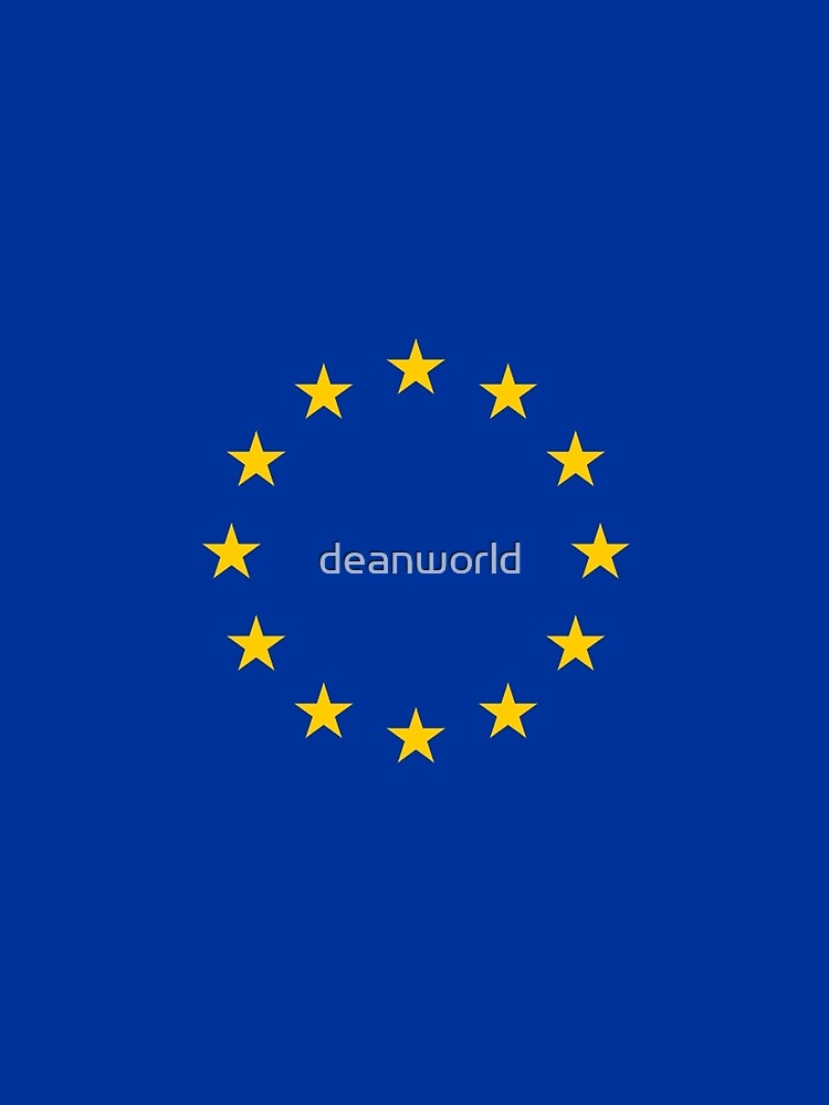 "EU Flag Dress - European Union Sticker" Art Print for Sale by ...