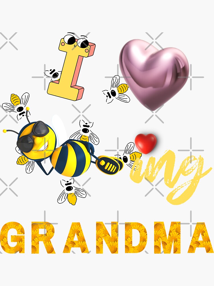 "grandma bee" Sticker for Sale by twitchytab | Redbubble