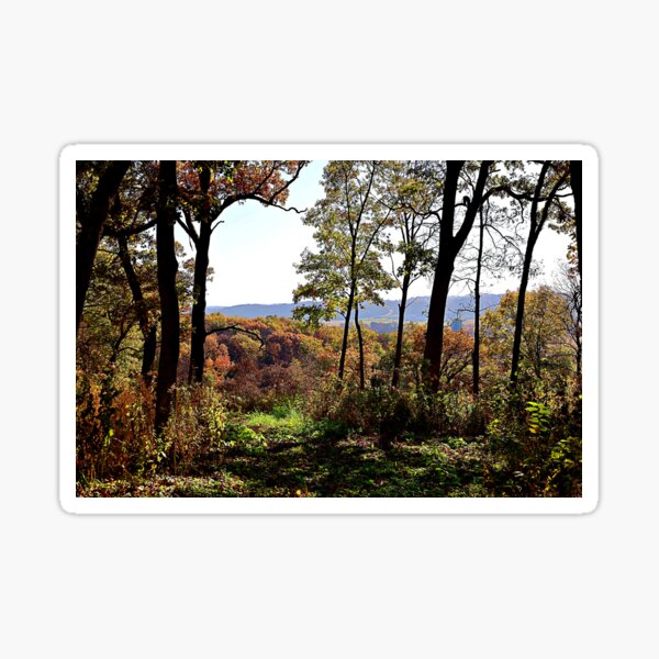 "Scenic Overlook from Festge Park" Sticker for Sale by marthahs | Redbubble