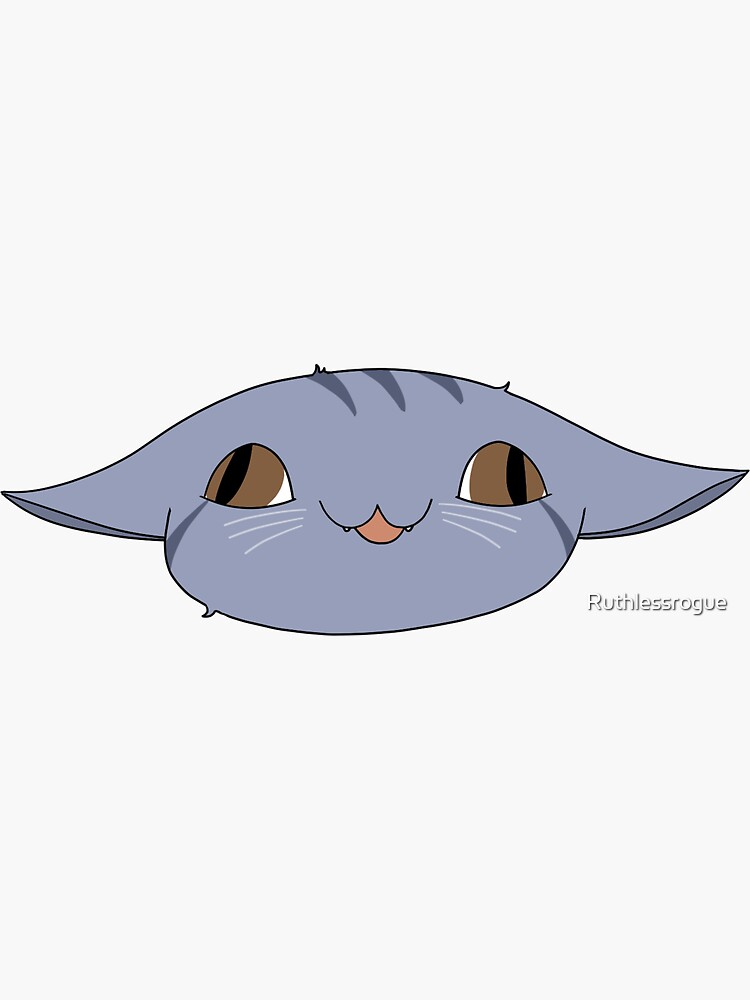 "Dozo The Cat" Sticker for Sale by Ruthlessrogue | Redbubble