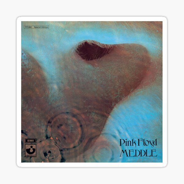 "Pink Floyd Meddle" Sticker for Sale by GlennNMiller | Redbubble