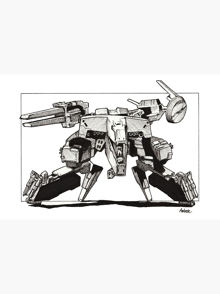 "metal gear rex" Art Print for Sale by birdthirds | Redbubble