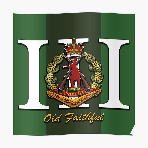 "3 RAR Corps Badge and Colours " Poster for Sale by RENAGADE4LYF ...