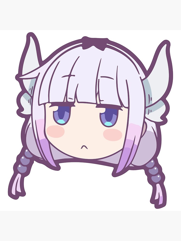 "Kanna Kamui Kawaii Face" Poster for Sale by MangaMolly | Redbubble