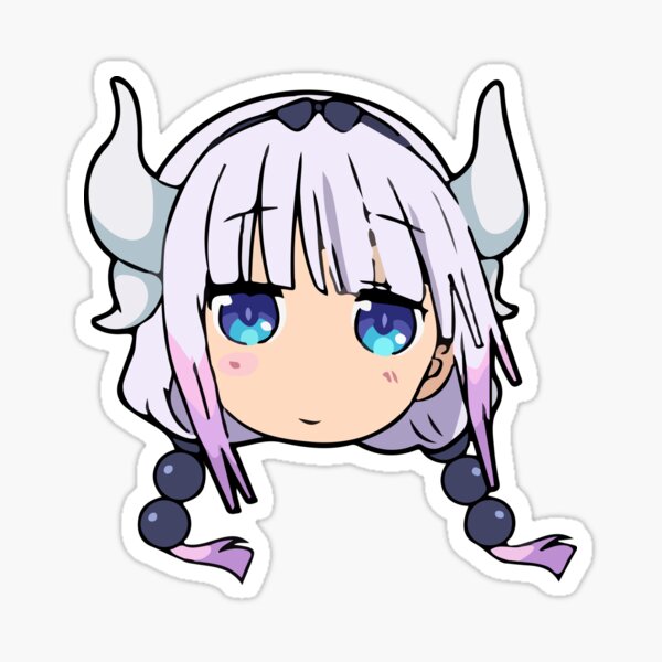 "Kanna Kamui Cute" Sticker for Sale by MangaMolly | Redbubble