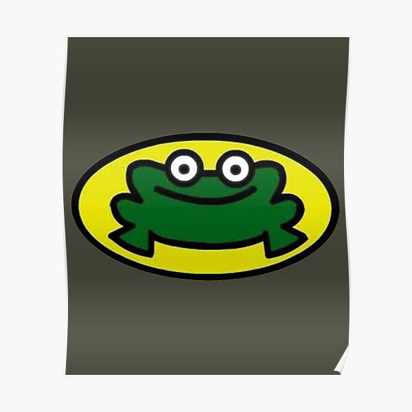 "parappa the rapper Funny Frog Frog Design" Poster for Sale by ...
