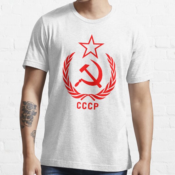 "Soviet CCCP Hammer & Sickle" T-shirt for Sale by SovietStuff ...