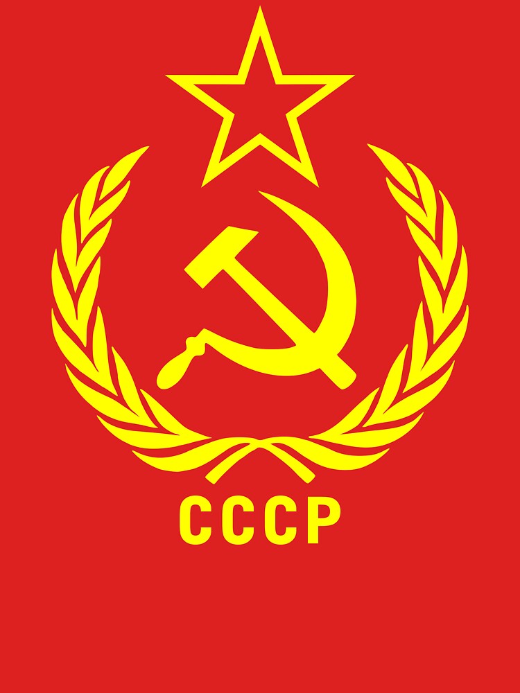 "Soviet Communist CCCP Hammer & Sickle" T-shirt for Sale by SovietStuff ...