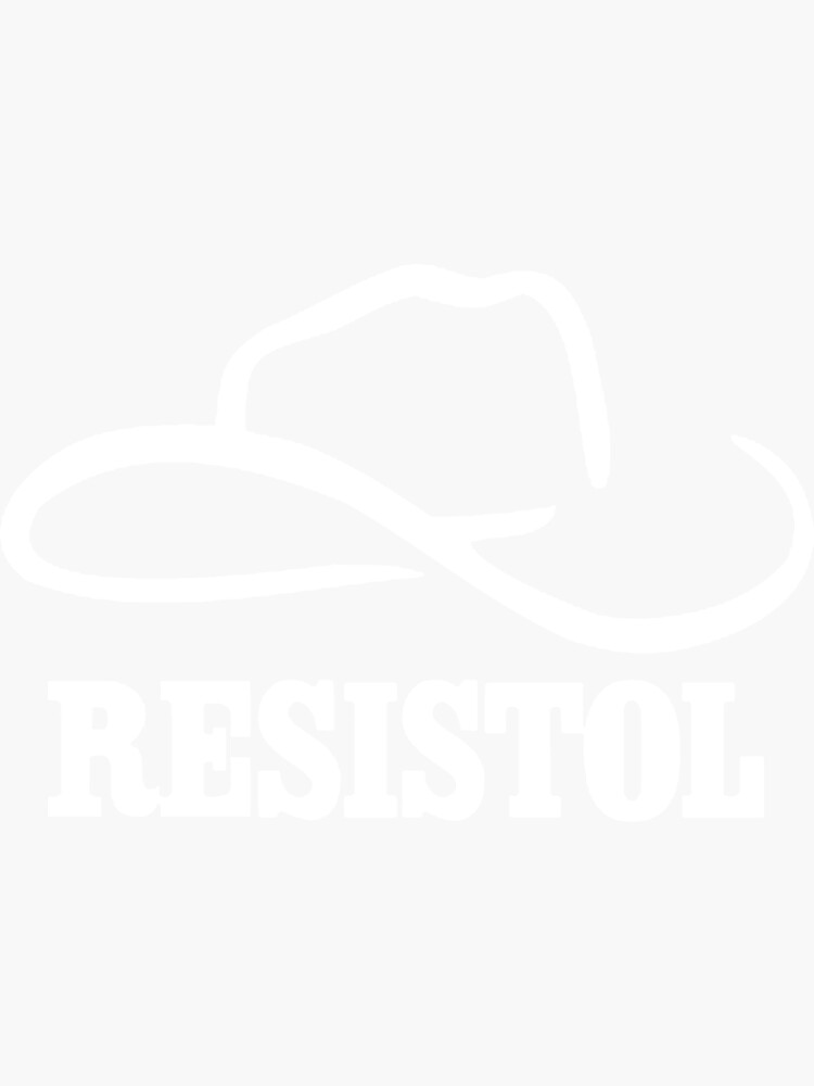 "Resistol Design" Sticker for Sale by cenitejoi | Redbubble