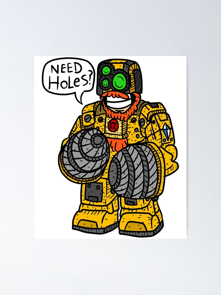 "deep rock galactic driller." Poster for Sale by NcklcsDesignz | Redbubble