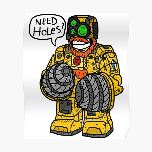 "deep rock galactic driller." Poster for Sale by NcklcsDesignz | Redbubble