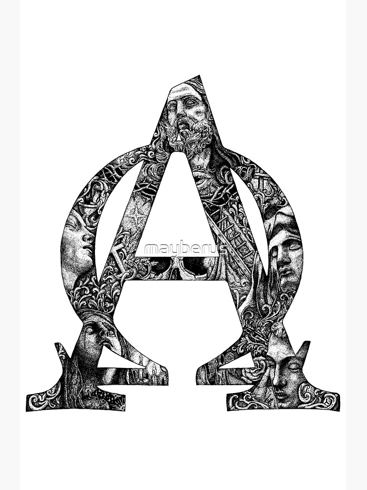 Alpha And Omega Symbols Tattoos