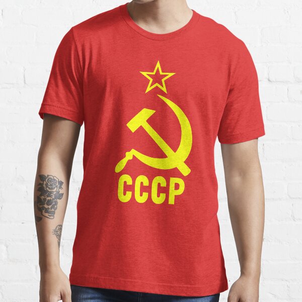 "Soviet Communist CCCP Hammer & Sickle" T-shirt for Sale by SovietStuff ...