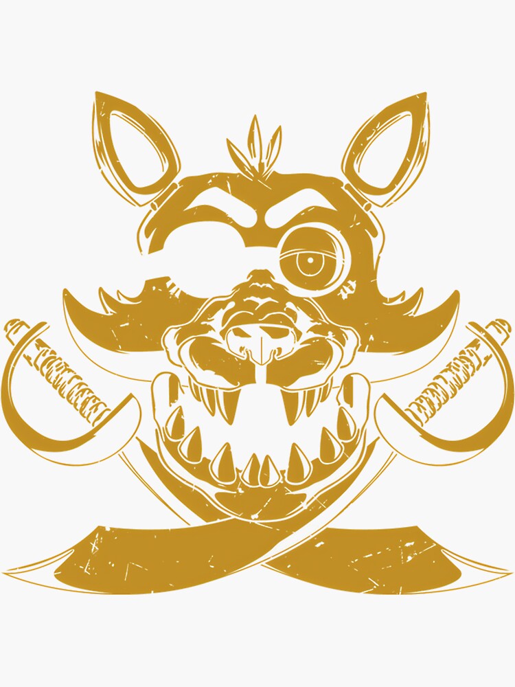 "Foxy Five Nights Freddy's FNAF " Sticker for Sale by jhiripejonx ...
