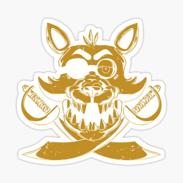 "Foxy Five Nights Freddy's FNAF " Sticker for Sale by jhiripejonx ...
