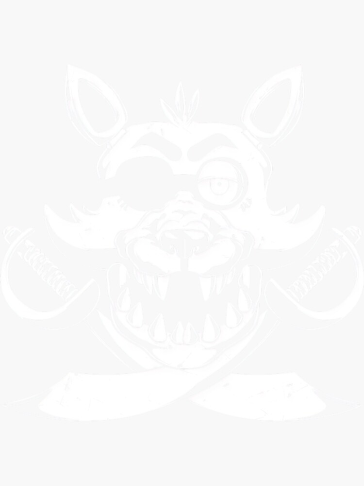 "Foxy Five Nights Freddy's FNAF 1" Sticker for Sale by jhiripejonx ...