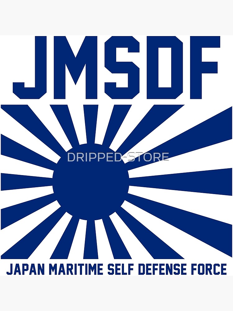 "JMSDF-Japan Maritime Self-Defense Force- blue logo" Poster for Sale by ...