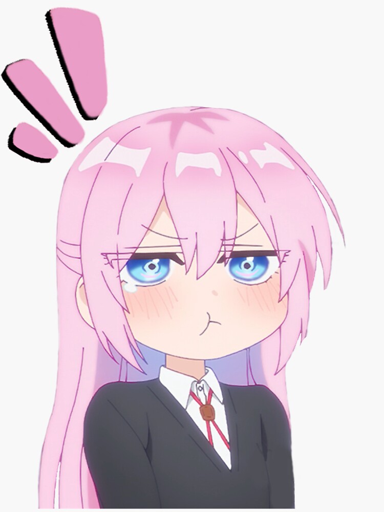 "Chibi Fuji Shikimori Sticker" Sticker for Sale by DeVallieres | Redbubble