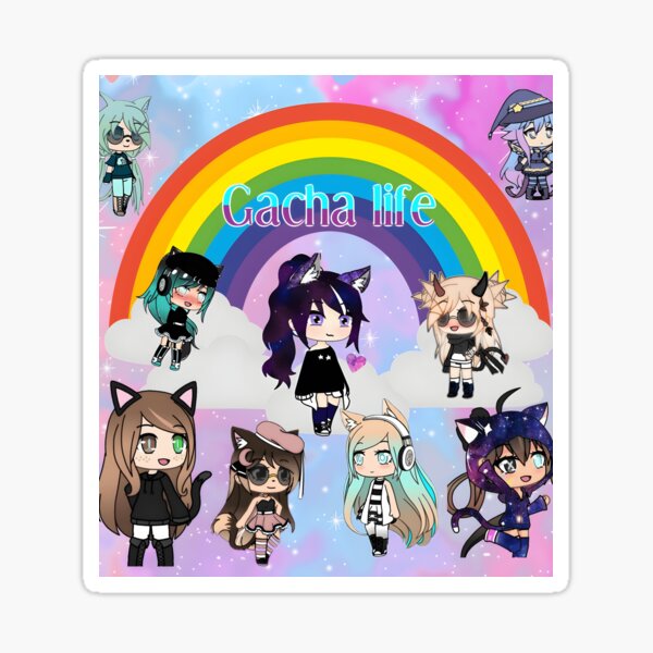"gacha life anime pack Sleeveless Top" Sticker for Sale by kajmanbleahz ...