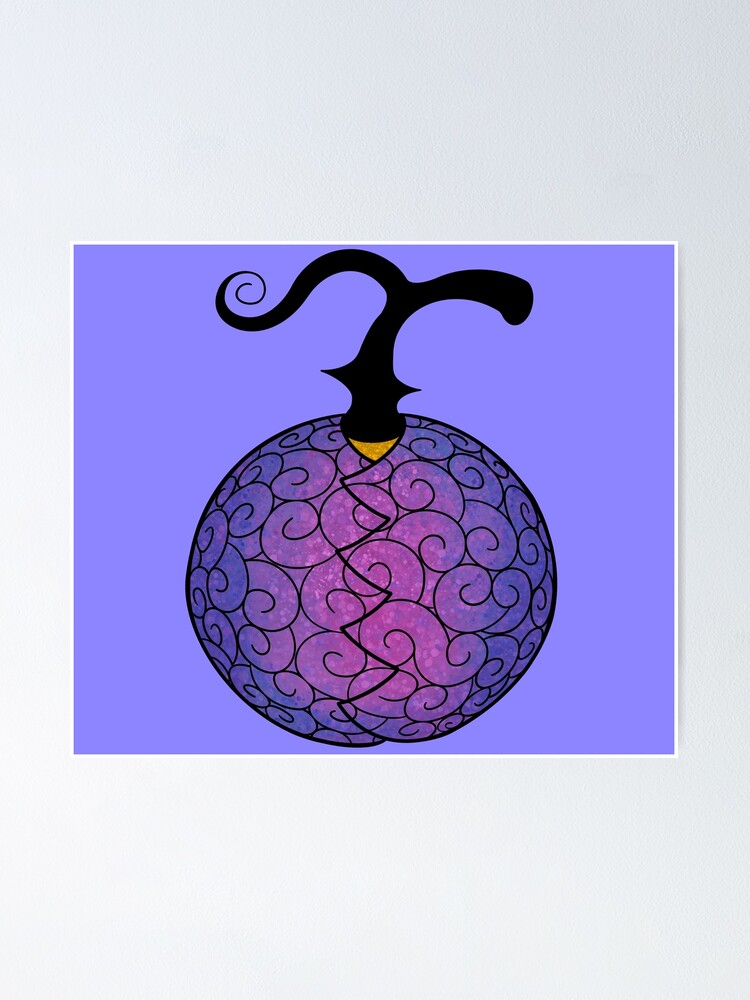 "Baku Baku no Mi Splatter Devil Fruit" Poster for Sale by ...