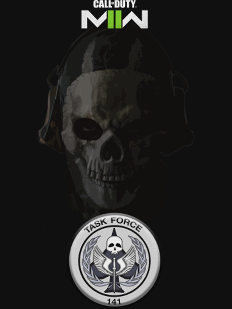 "COD MW2 Ghost " T-shirt for Sale by hafidhrametoa | Redbubble | mw2 t ...