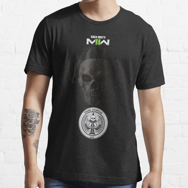 Cod Mw2 Ghost T Shirt For Sale By Hafidhrametoa Redbubble Mw2 T