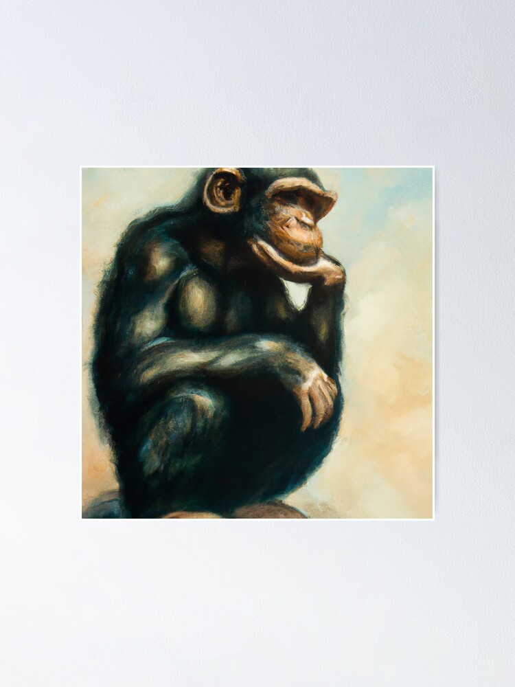 "The Thinker" Poster for Sale by MrMercurial | Redbubble