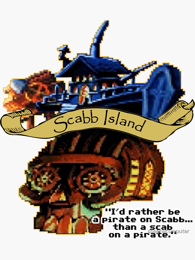"Visit Scabb Island (Monkey Island) - Clothing, gadgets & face masks ...