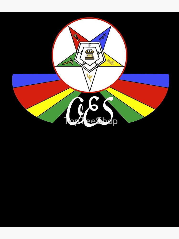 " OES Order Of The Eastern Star Logo Sisterhood " Poster for Sale by ...