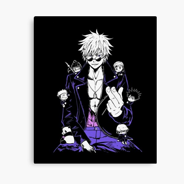 "Satoru Gojo Fanart" Canvas Print for Sale by Dex-Shop | Redbubble